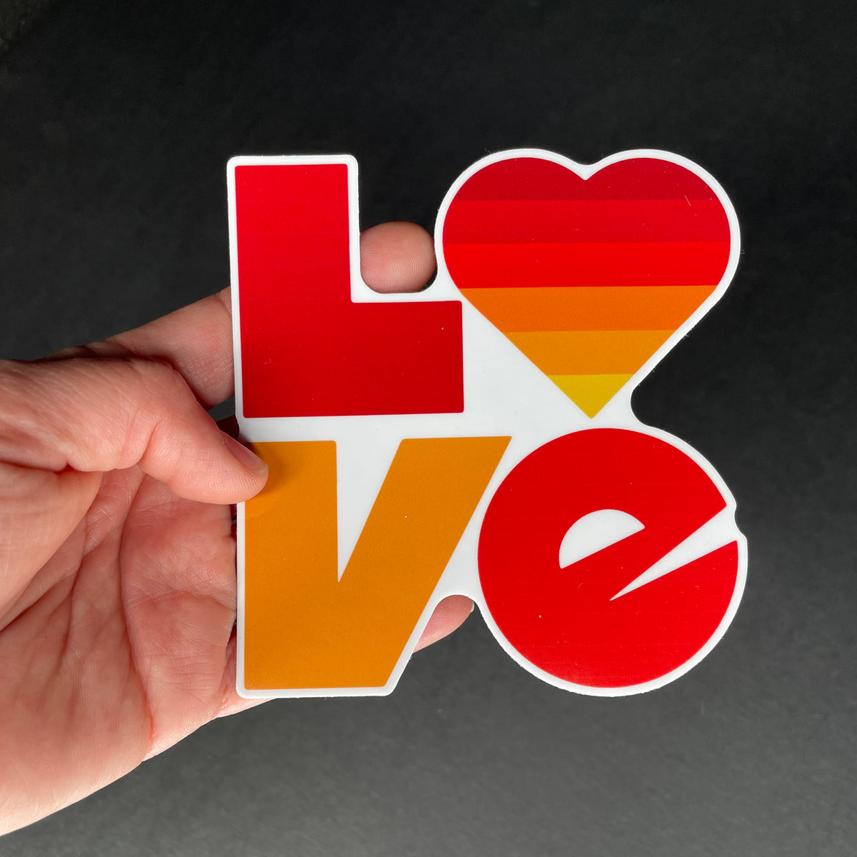 Nothing but LOVE 4” Sticker – LALA by Laisa Macias